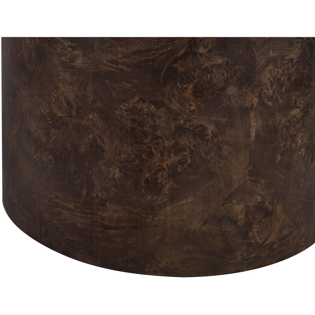 Jax End Table, Chocolate Burl – High Fashion Home