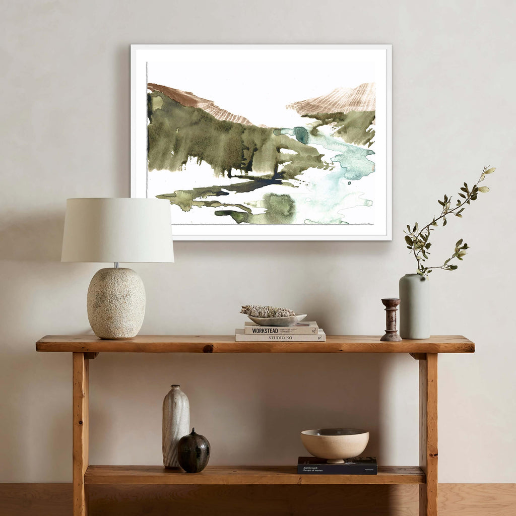 Copper Stream II by Lesley Frenz, White Maple by Four Hands – High Fashion Home