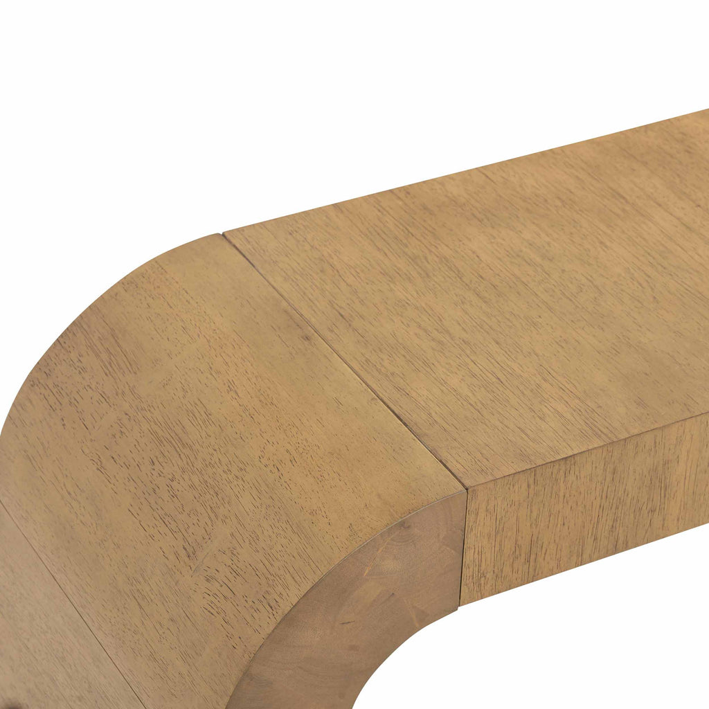 Hump Console Table, Natural – High Fashion Home