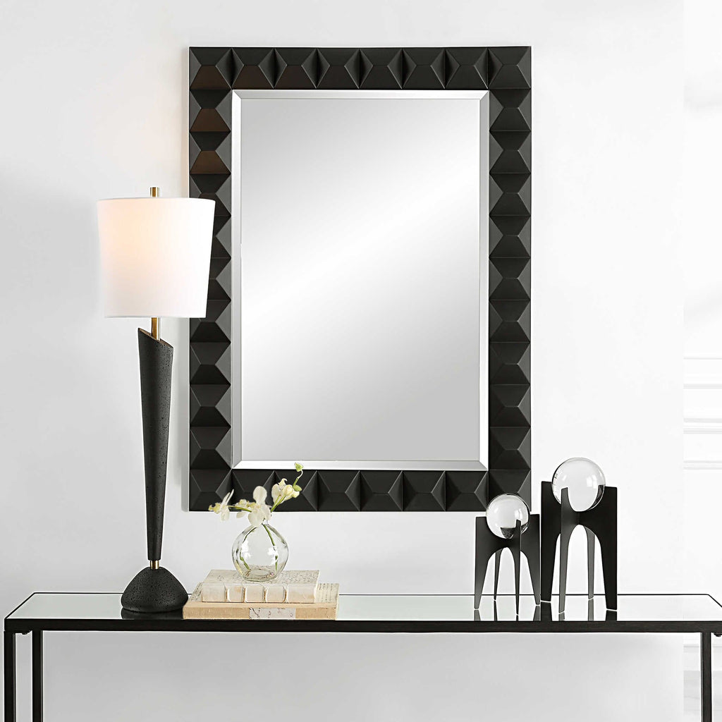 Studded Mirror, Black – High Fashion Home