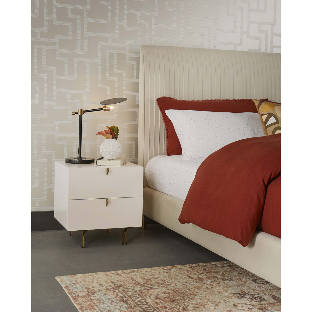 Celine Small Nightstand, Cream – High Fashion Home