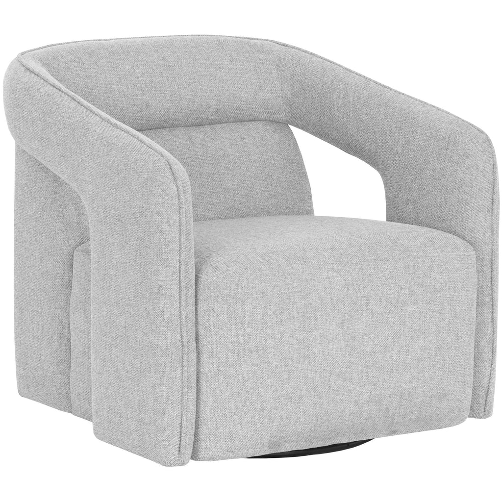 Kendrick Swivel Chair, Belfast Heather Grey – High Fashion Home