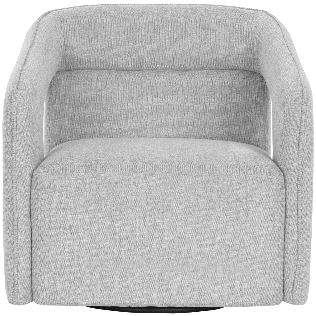 Kendrick Swivel Chair, Belfast Heather Grey – High Fashion Home