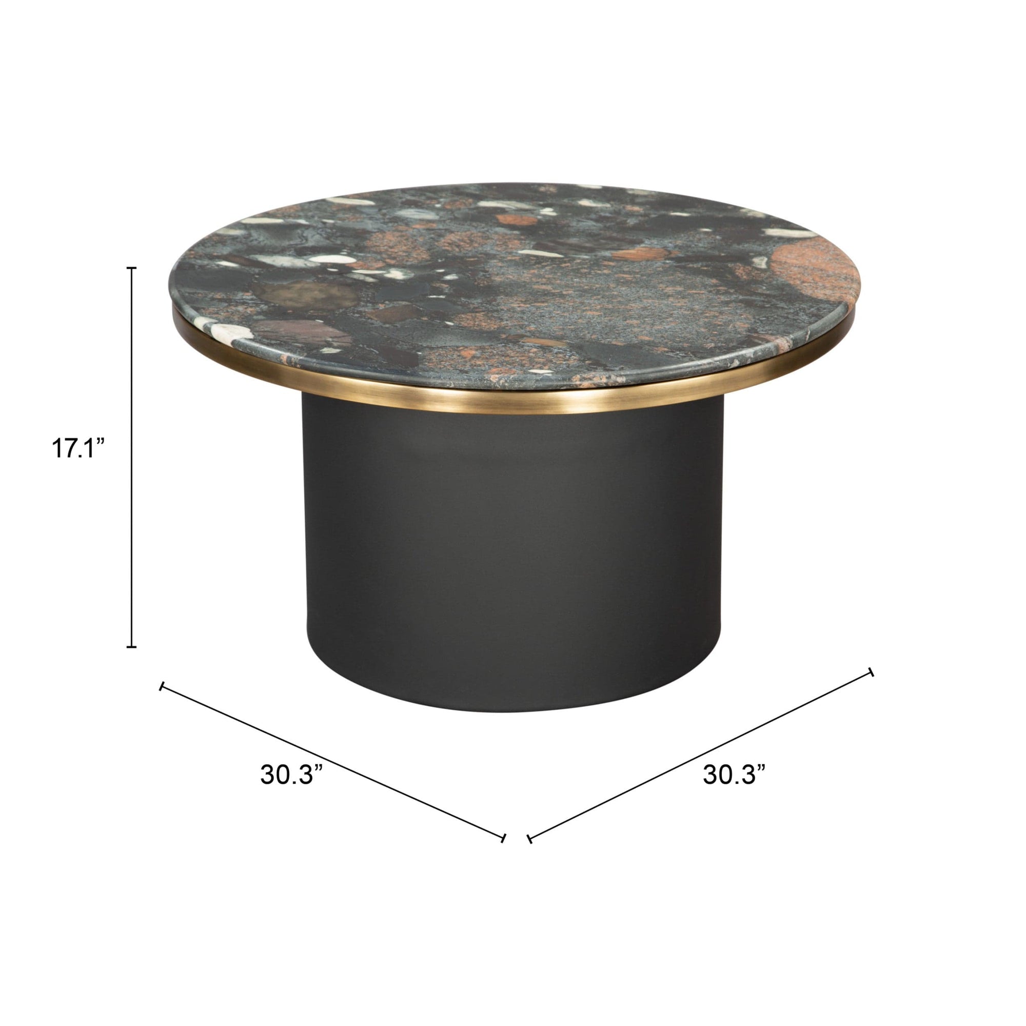 Luxor Coffee Table, Multicolor – High Fashion Home