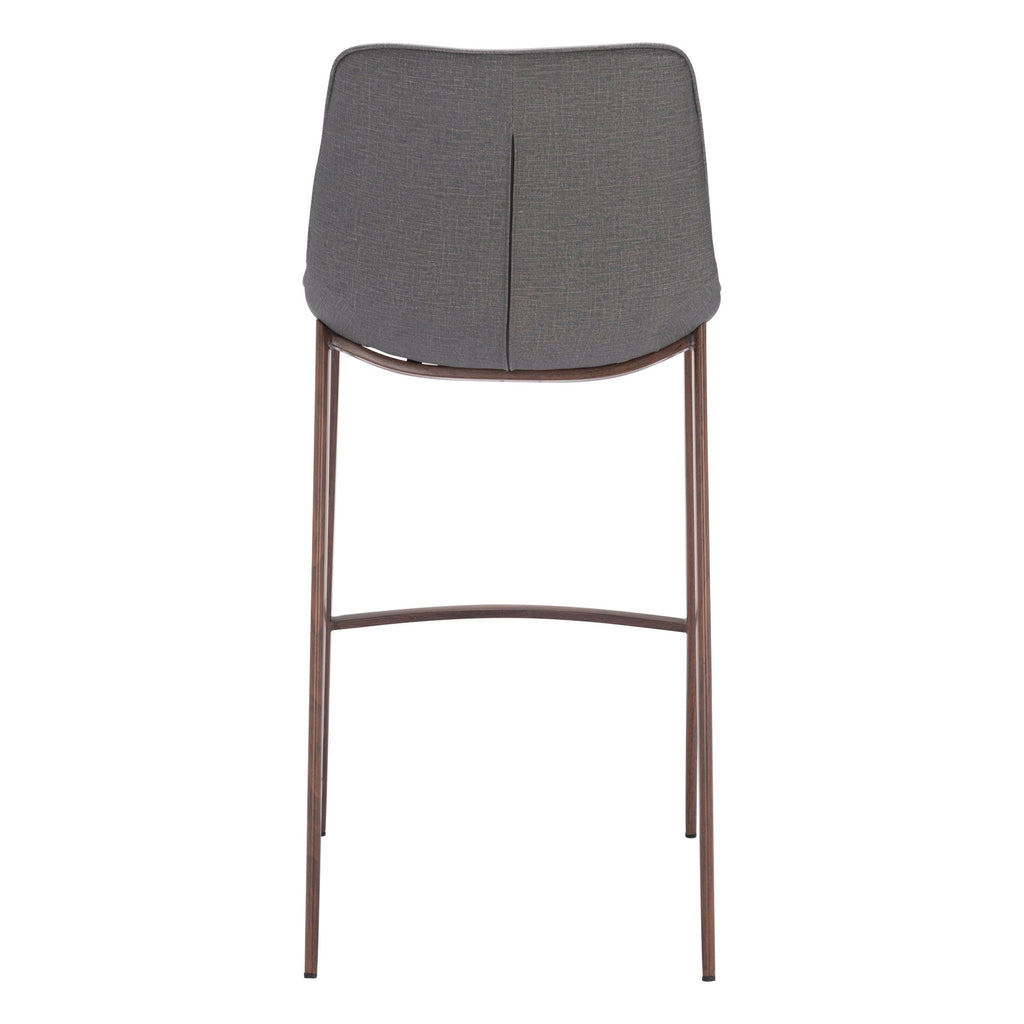 Magnus Bar Stool, Slate Gray, Set of 2 – High Fashion Home