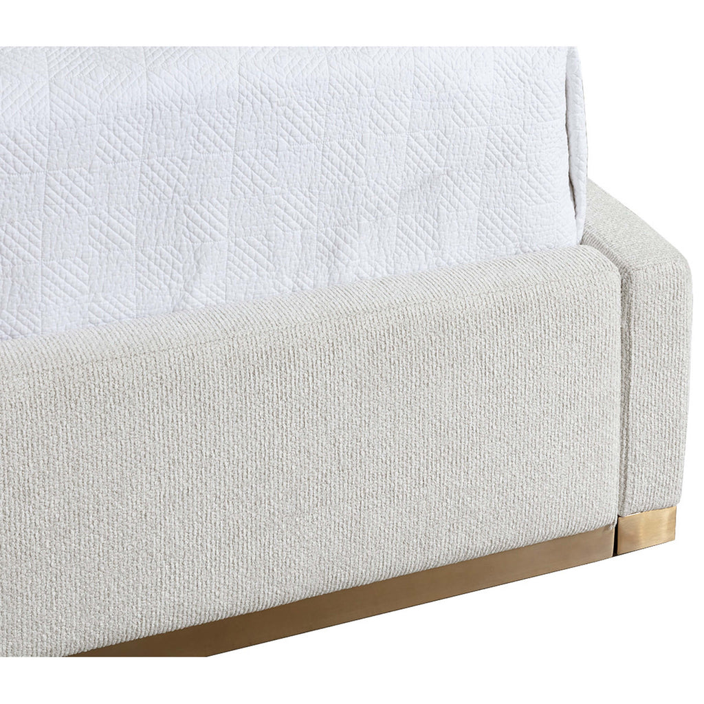 Nemu King Bed, Rhea Light Barley – High Fashion Home
