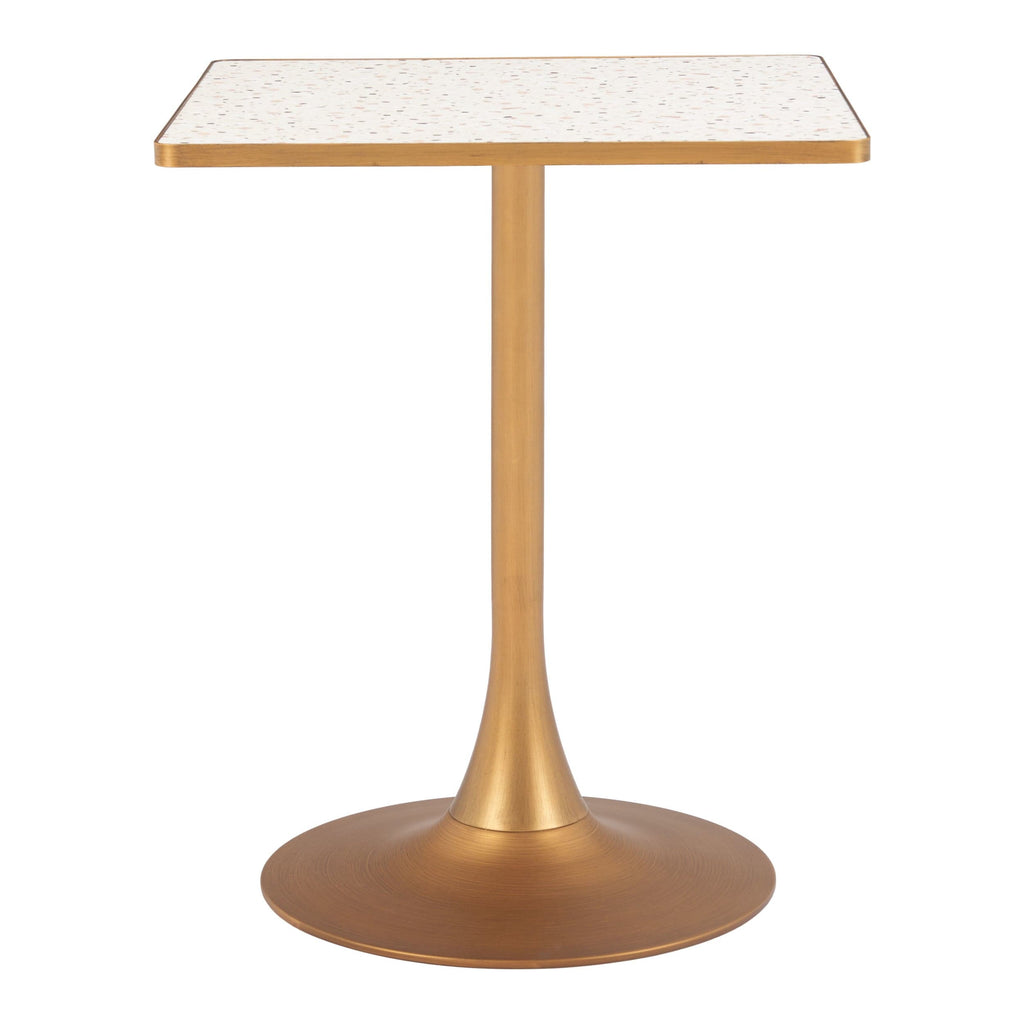 Spot Bistro Table, Beige – High Fashion Home