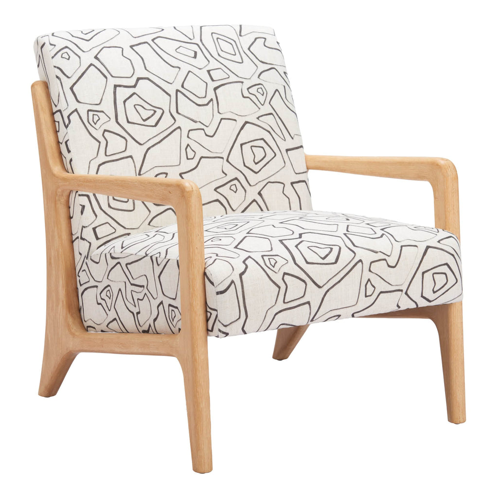 Runa Chair, Beige & Natural – High Fashion Home