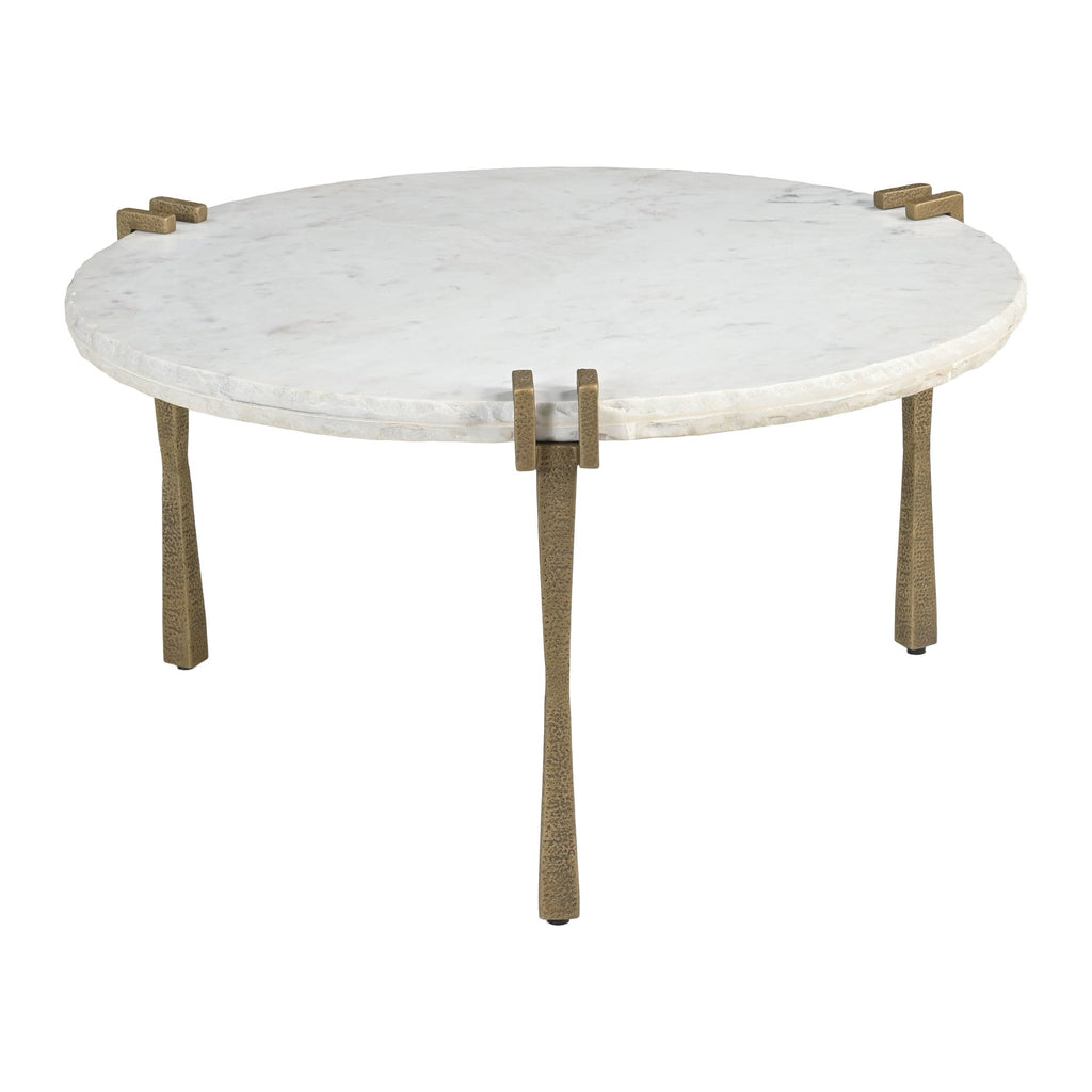 Rench Coffee Table, White – High Fashion Home