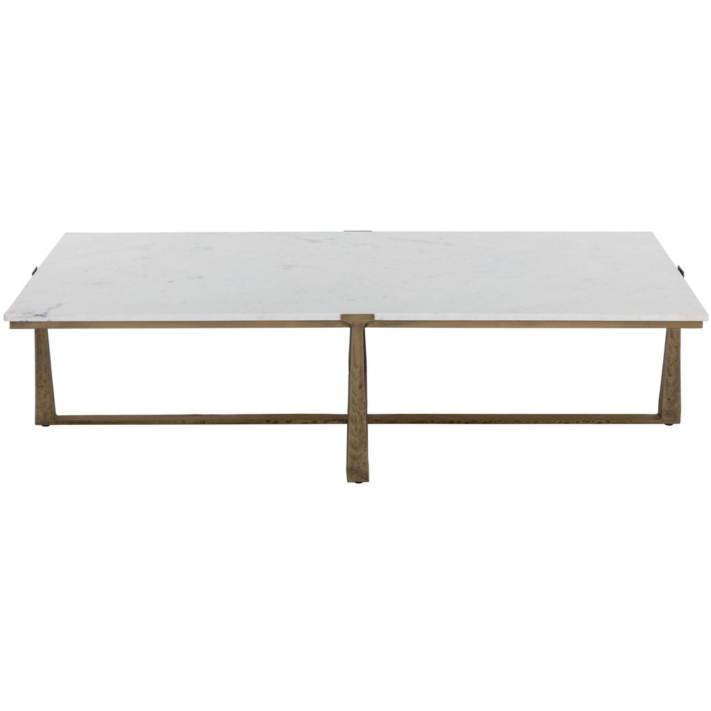 Cowell Coffee Table, Antique Brass – High Fashion Home