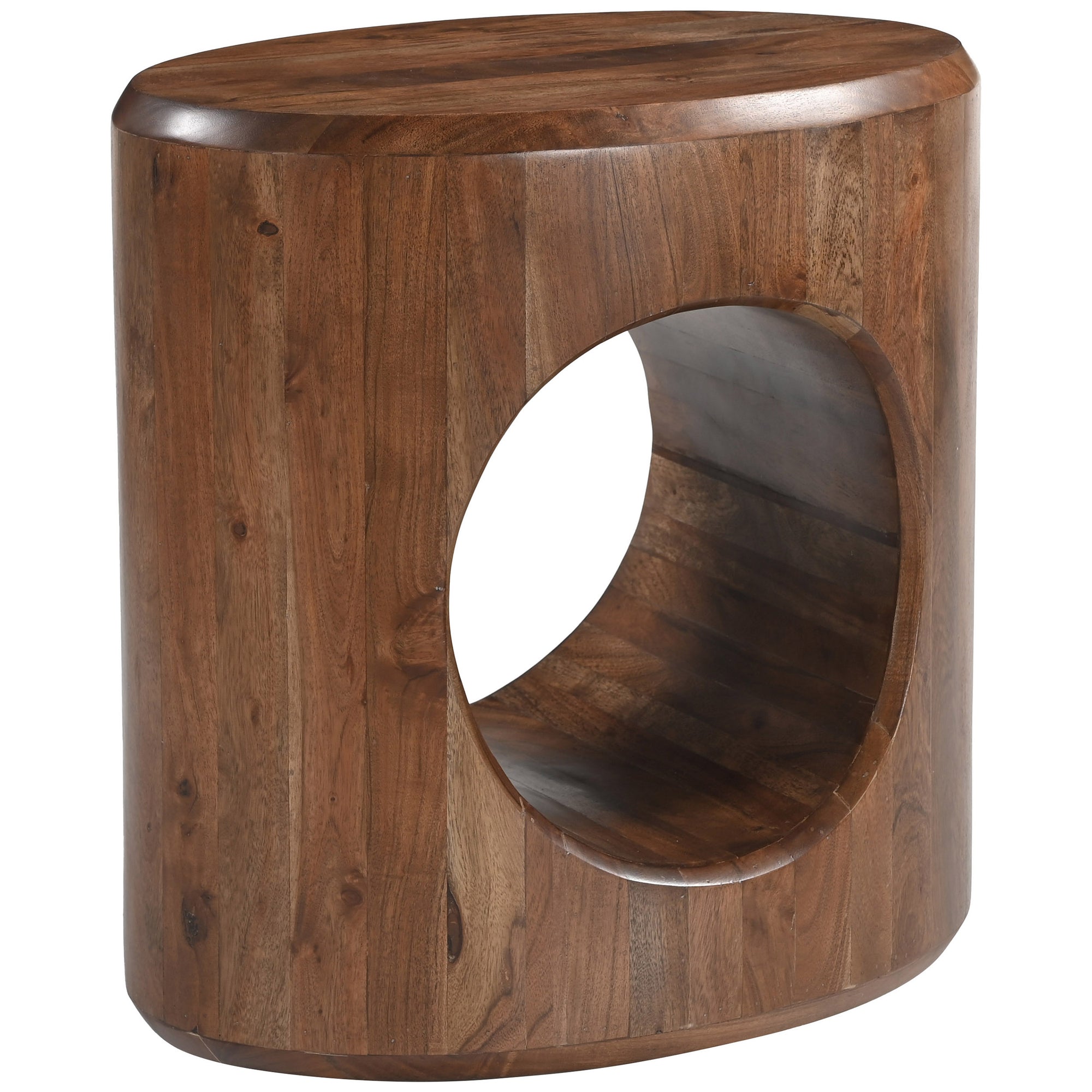 Cavo Side Table, Brown – High Fashion Home