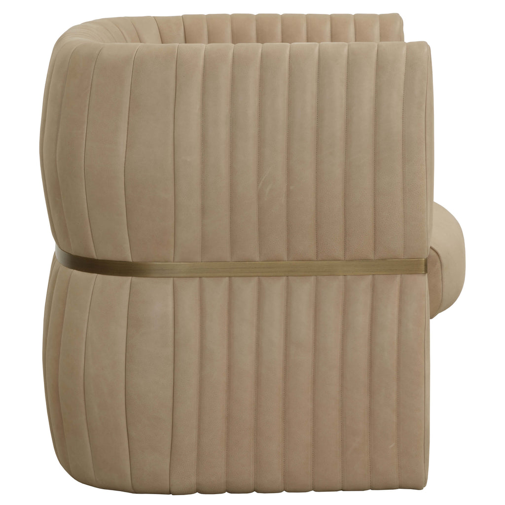 Tryor Leather Chair, Sahara Sand – High Fashion Home
