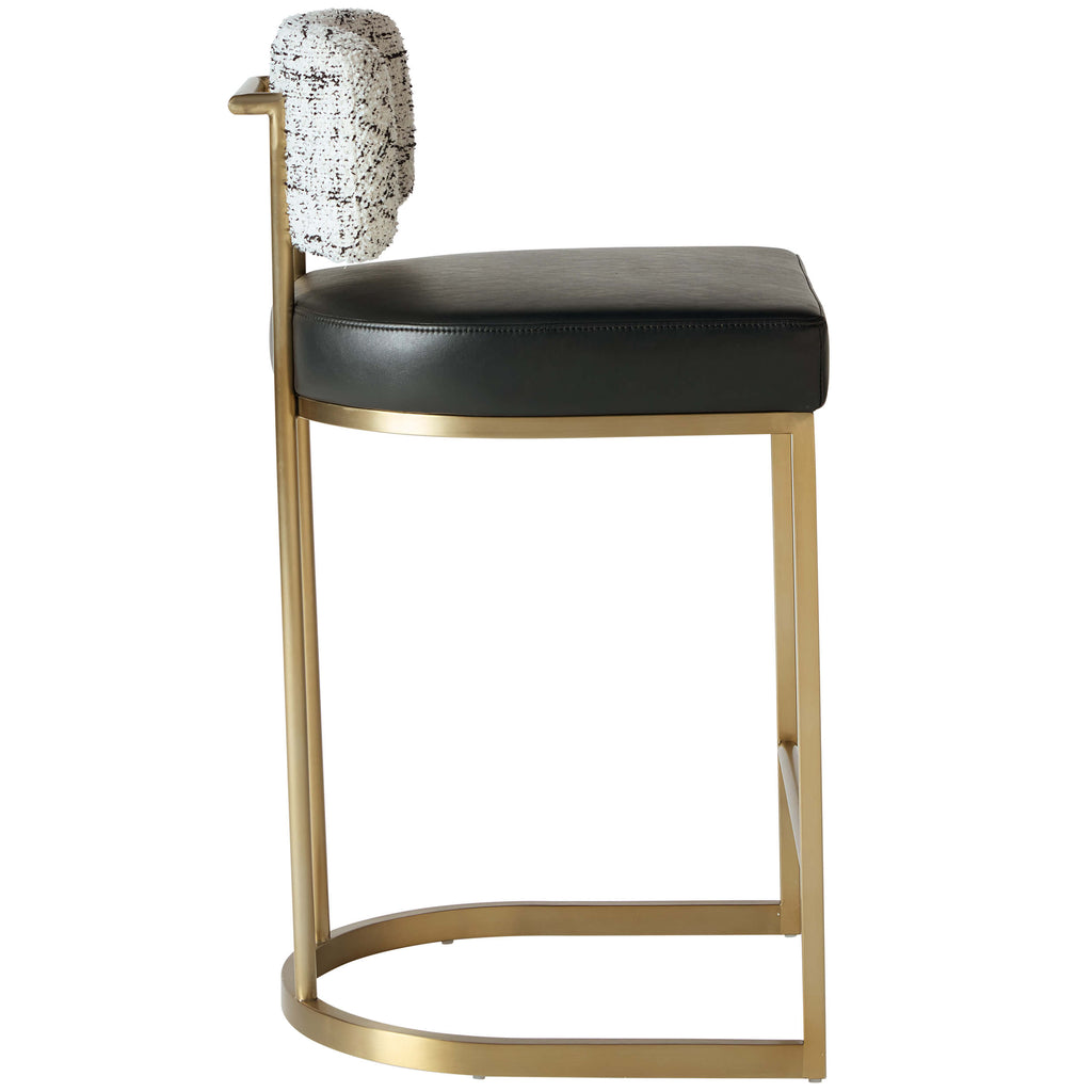 Baz Bar & Counter Stool in Napa Black | Luxury Bar Stool | High Fashion ...