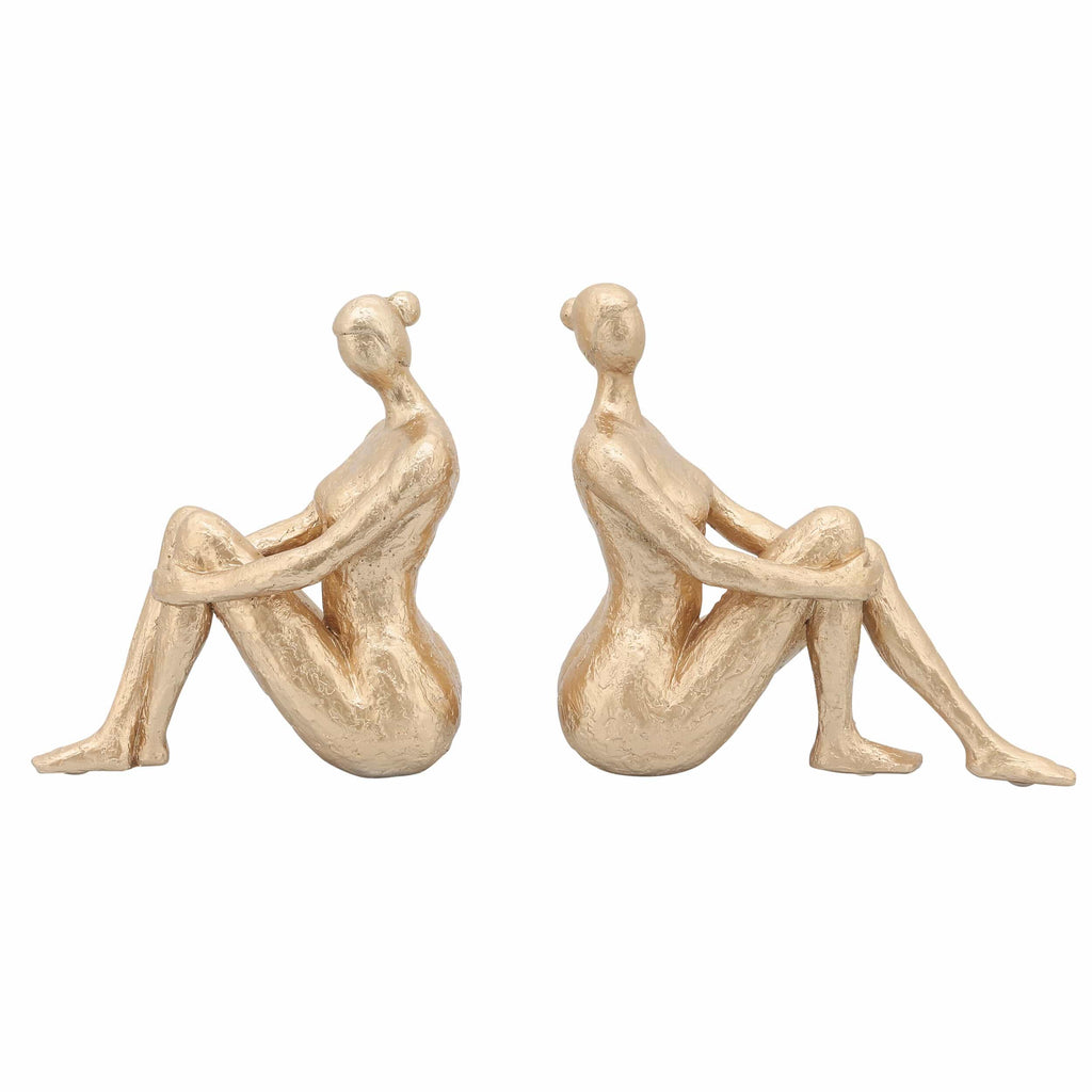 Lady Bookends, Gold – High Fashion Home
