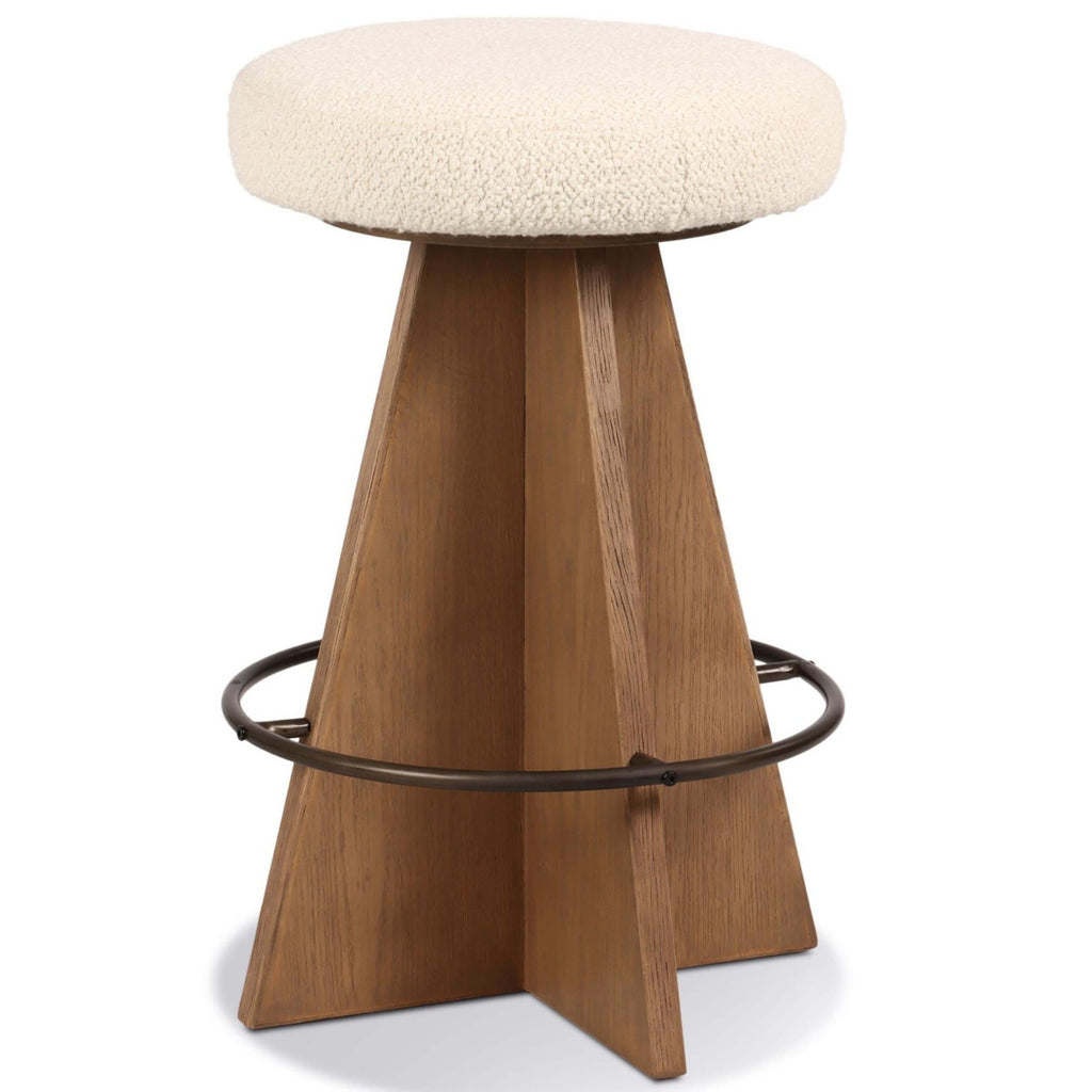 Damon Swivel Bar & Counter Stool, Durham Cream – High Fashion Home
