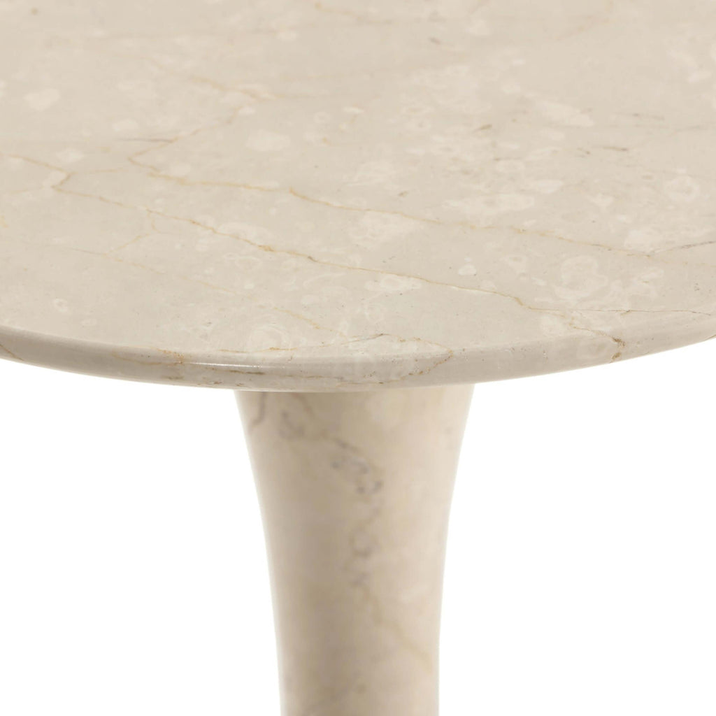 Polli End Table, Cream Marble by Four Hands – High Fashion Home