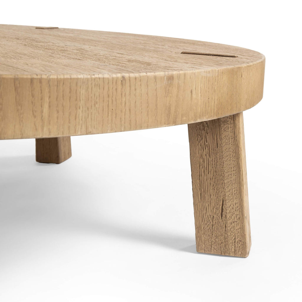 Sadira Coffee Table, Worn Oak by Amber Lewis x Four Hands – High ...