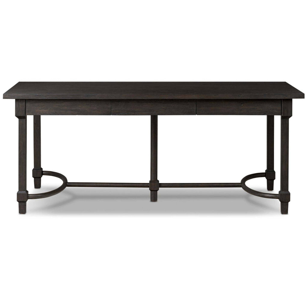 Edison Desk, Smoked Black by Amber Lewis x Four Hands – High Fashion Home