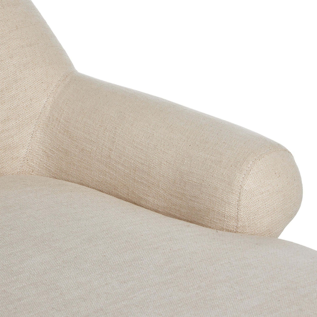 Arden Chaise Lounge, Bergamo Parchment by Amber Lewis x Four Hands ...