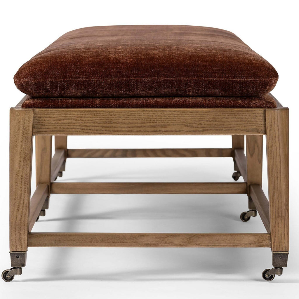 Eleanor Accent Bench, Altair Sienna by Amber Lewis x Four Hands – High ...