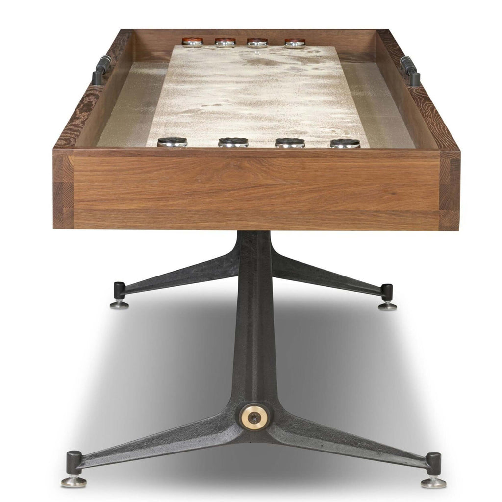 District Eight Small Shuffleboard Table, Smoked Oak by Four Hands ...