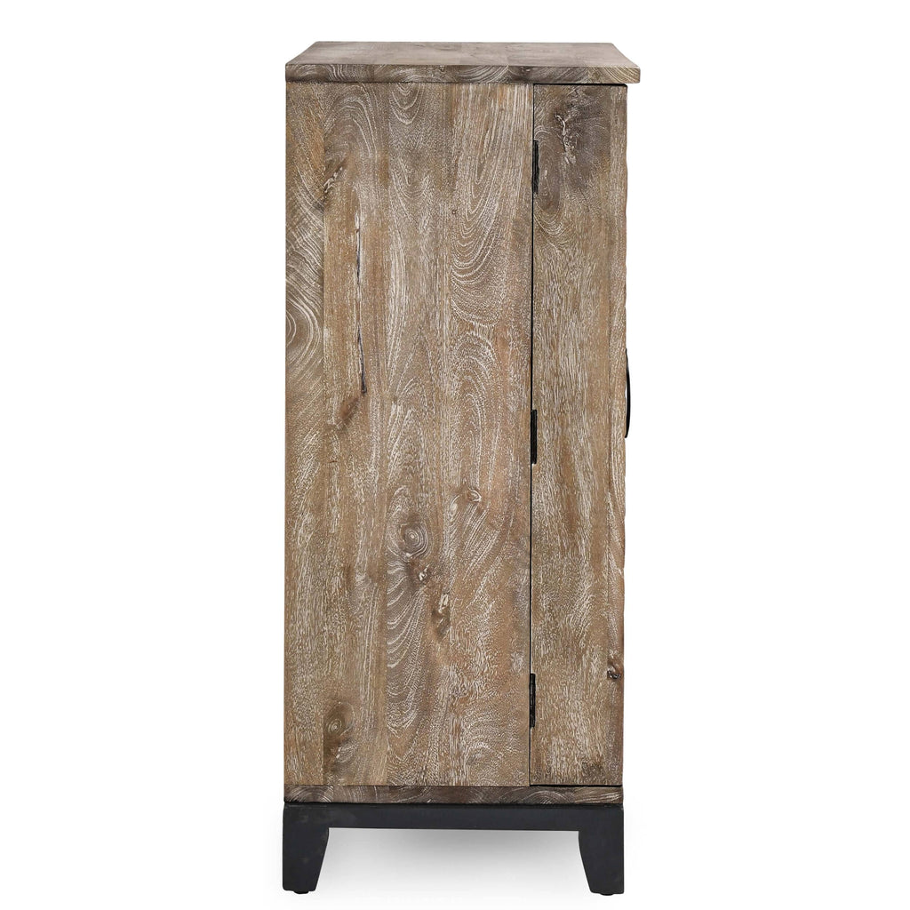 Vivienne Bar Cabinet, Light Gray – High Fashion Home