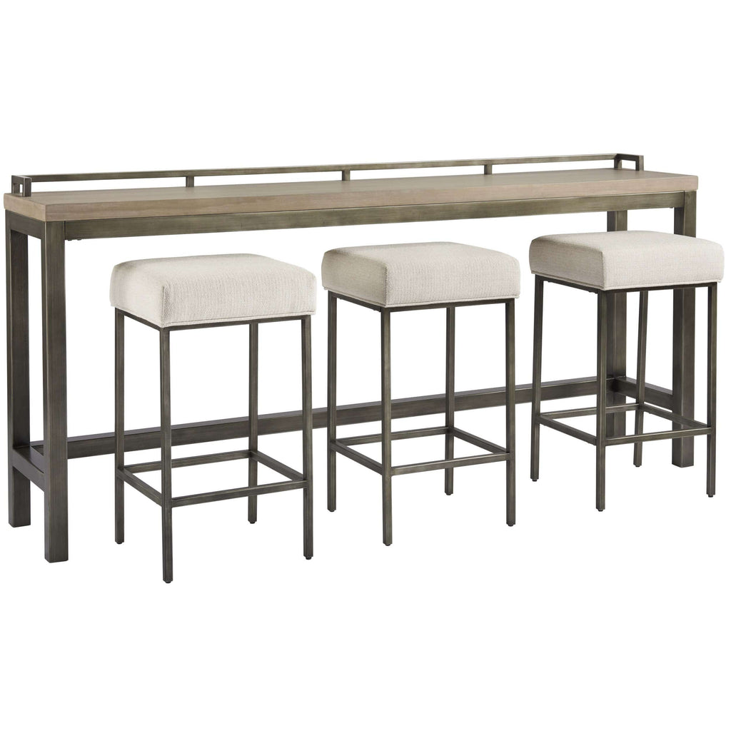 Mitchell Console Table with 3 Stools – High Fashion Home