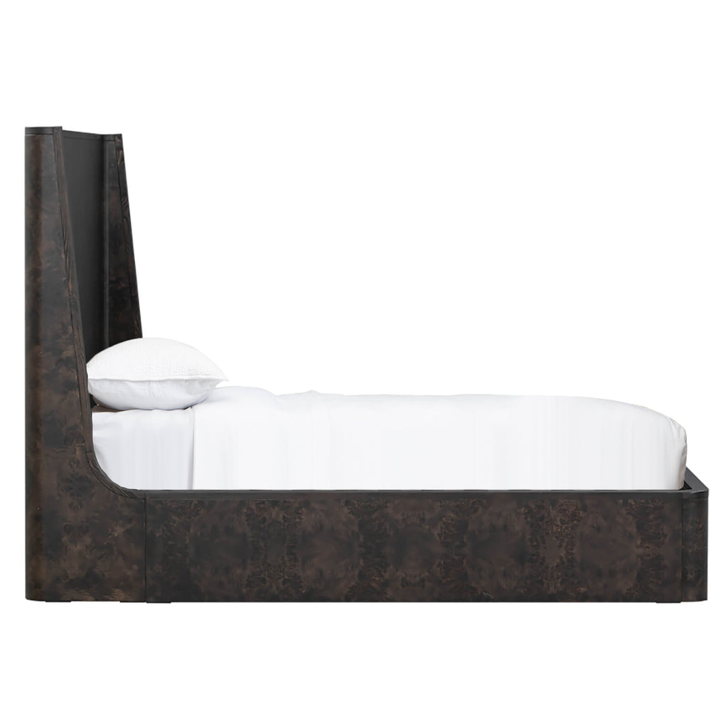 Marshall Bed, Chocolate Burl – High Fashion Home