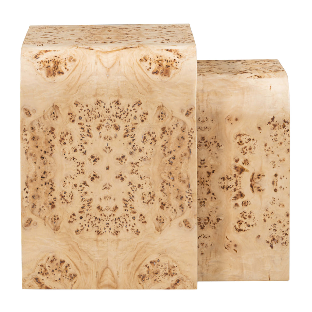 Brea Nesting Tables, Toasted Burl – High Fashion Home