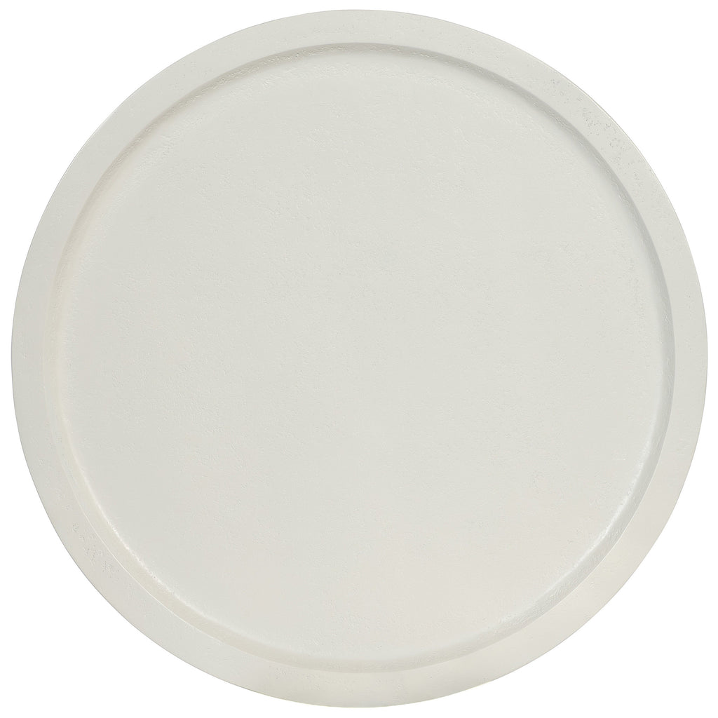 Amelia Round Cocktail Table, White – High Fashion Home
