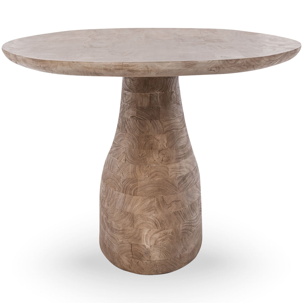 Amra Oval Dining Table, Sandstone Greige – High Fashion Home