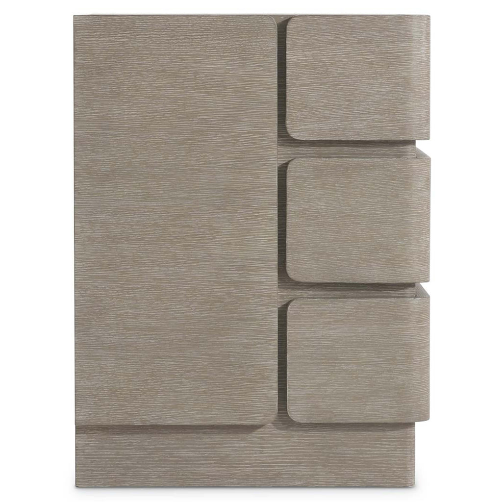 Arcadia 3 Drawer Nightstand, Clay – High Fashion Home