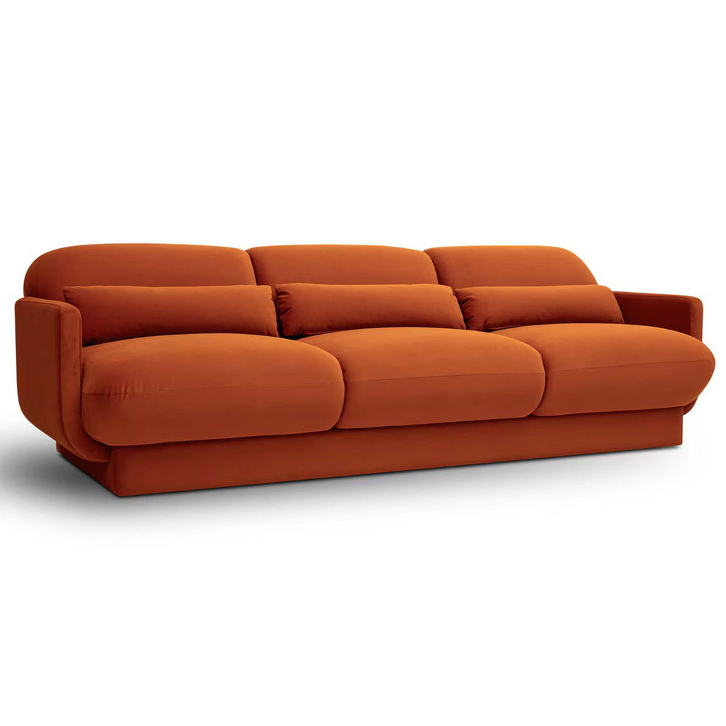 Azalea Sofa, Rust Orange – High Fashion Home