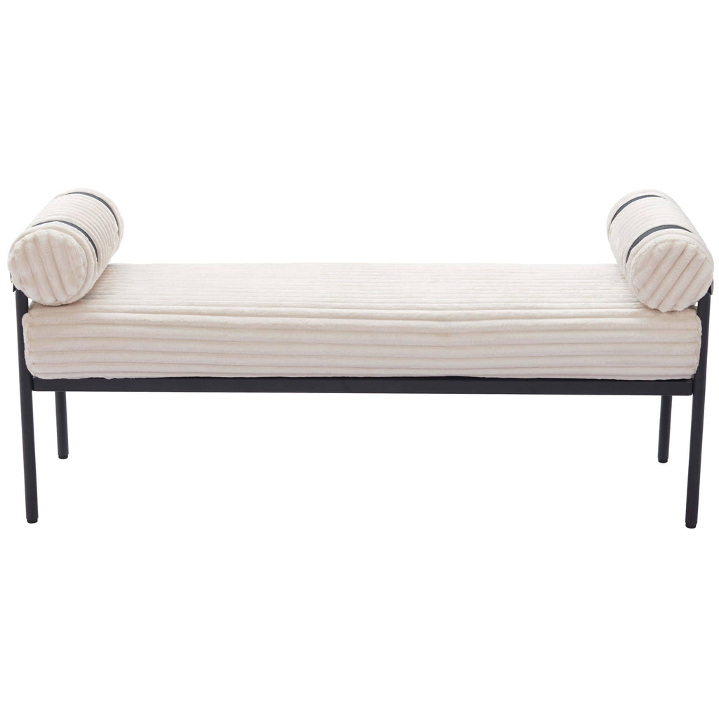 Barrow Bench, Cream – High Fashion Home