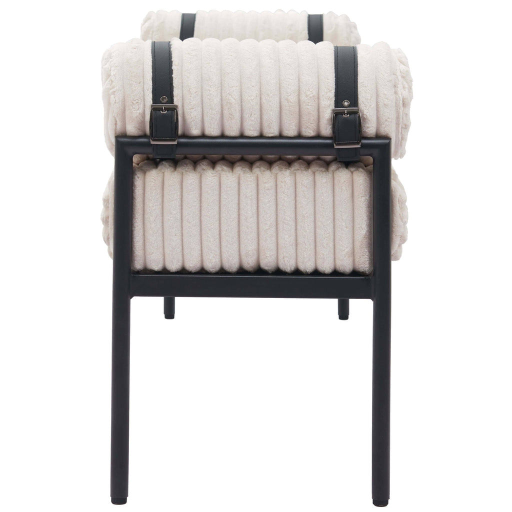 Barrow Bench, Cream – High Fashion Home