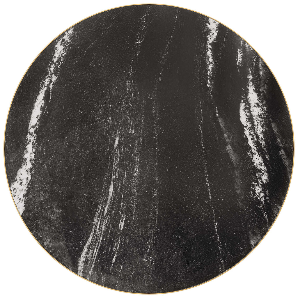 Batu Dining Table, Black/Gold – High Fashion Home
