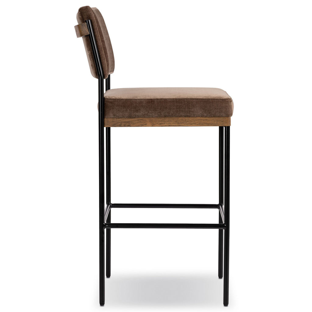 Benton Bar & Counter Stool, Altair Mushroom by Four Hands – High ...