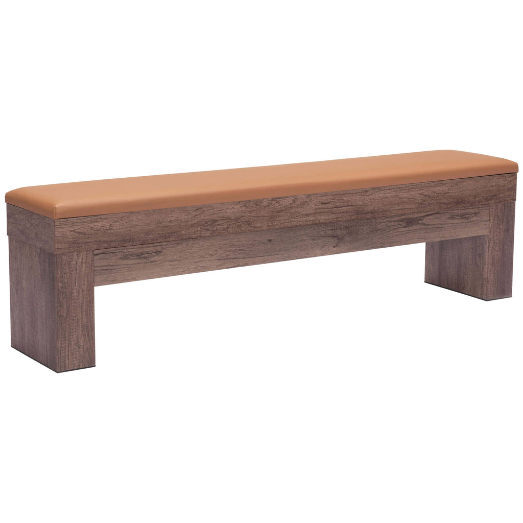 Bonker Storage Bench, Brown – High Fashion Home