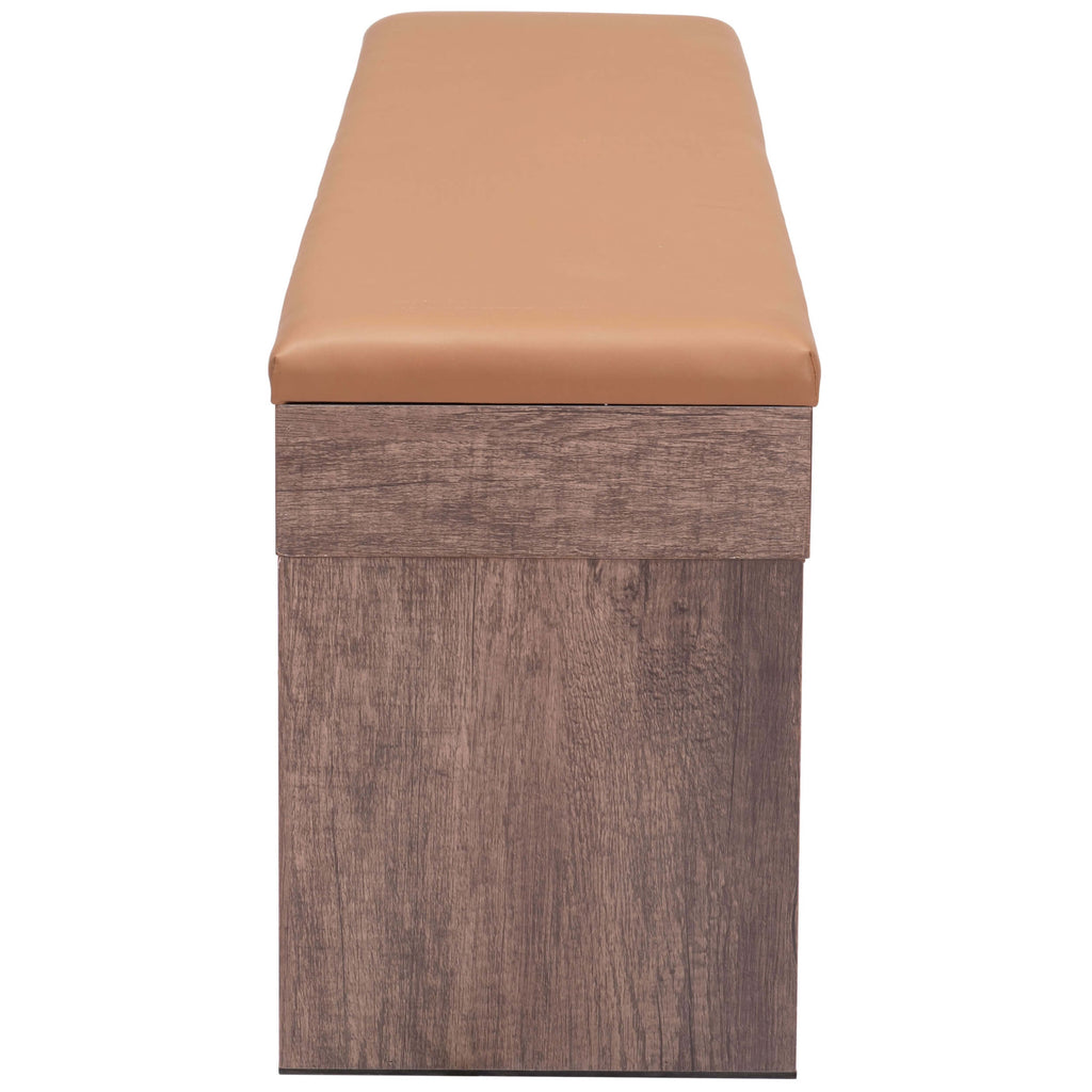 Bonker Storage Bench, Brown – High Fashion Home