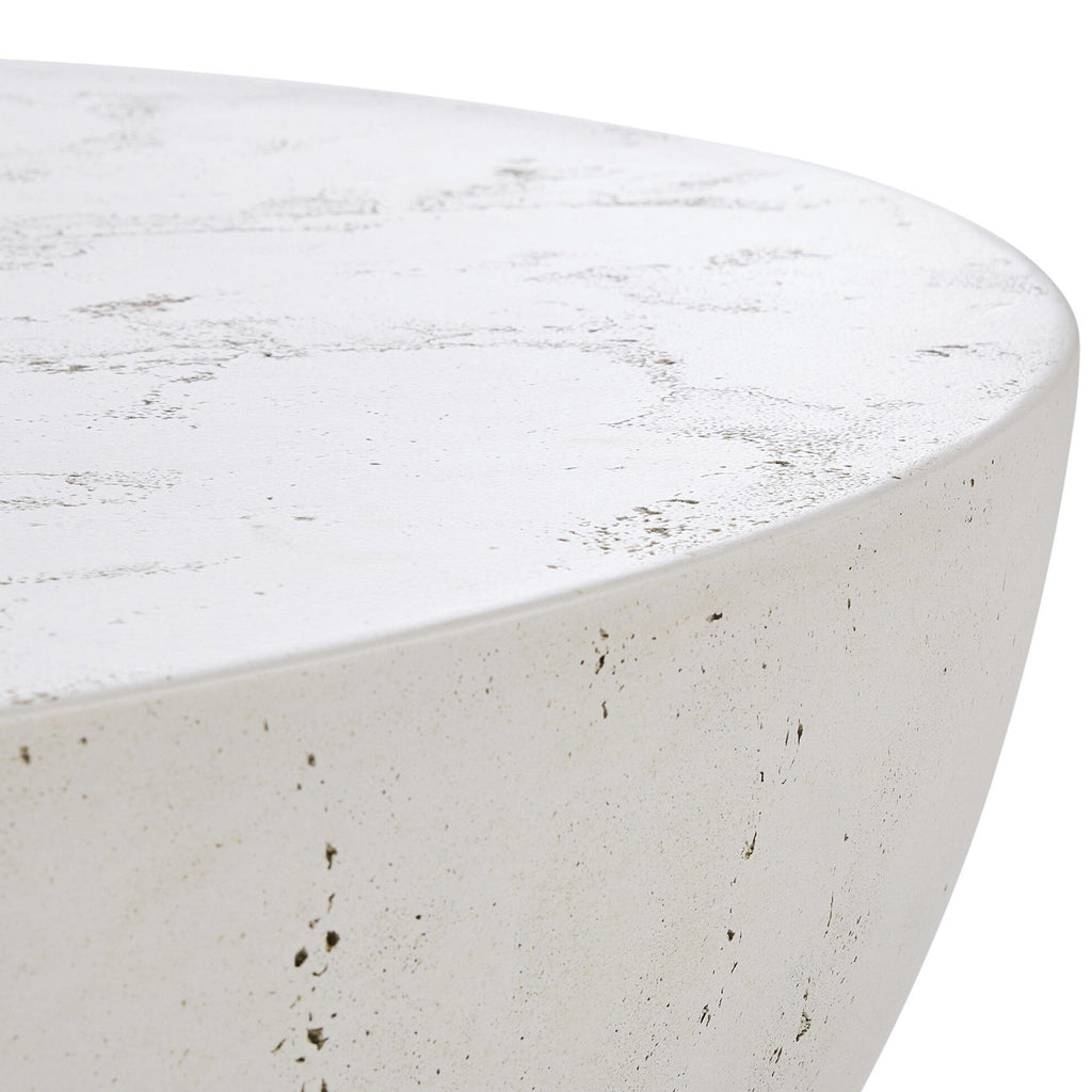 Boula Outdoor Coffee Table, Aged White by Four Hands – High Fashion Home