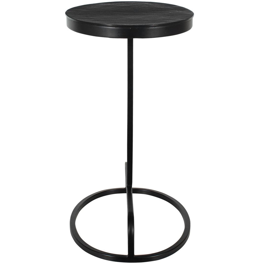 Bree Accent Table, Aged Black – High Fashion Home