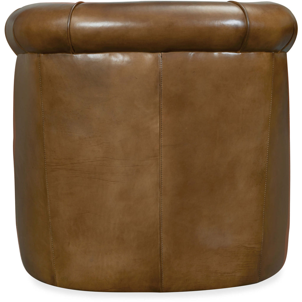 Axton Leather Swivel Chair, Checkmate Pawn – High Fashion Home