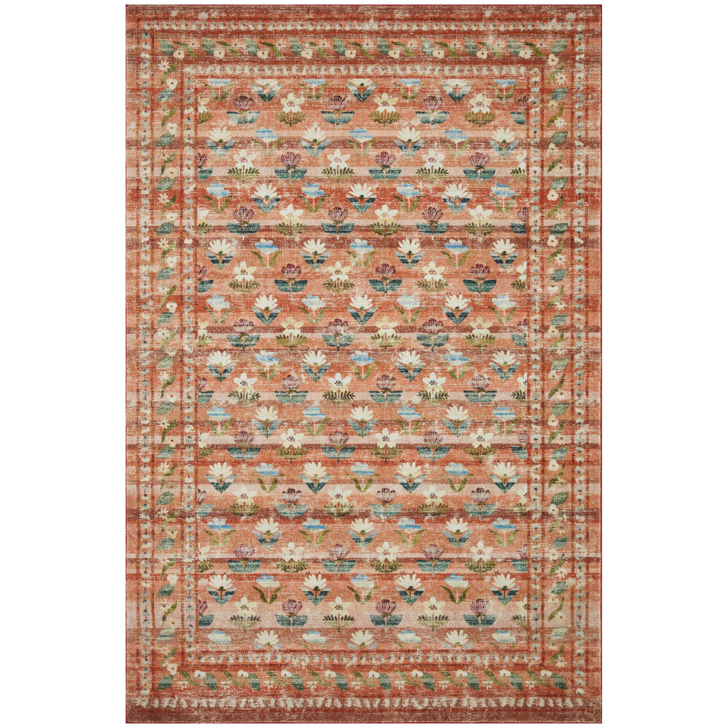 Rifle Paper Co. x Loloi Rug Courtyard COU-05, Hadley Terracotta – High ...