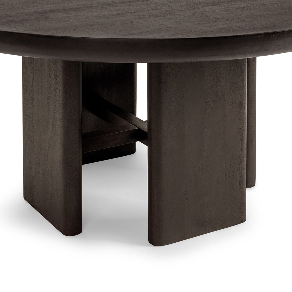 Celadon Round Dining Table, Truffle Roast – High Fashion Home