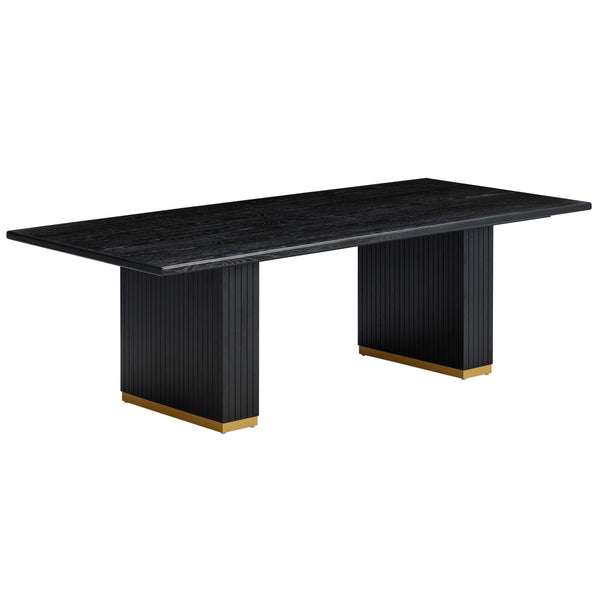 Chelsea Rectangular Dining Table, Black – High Fashion Home