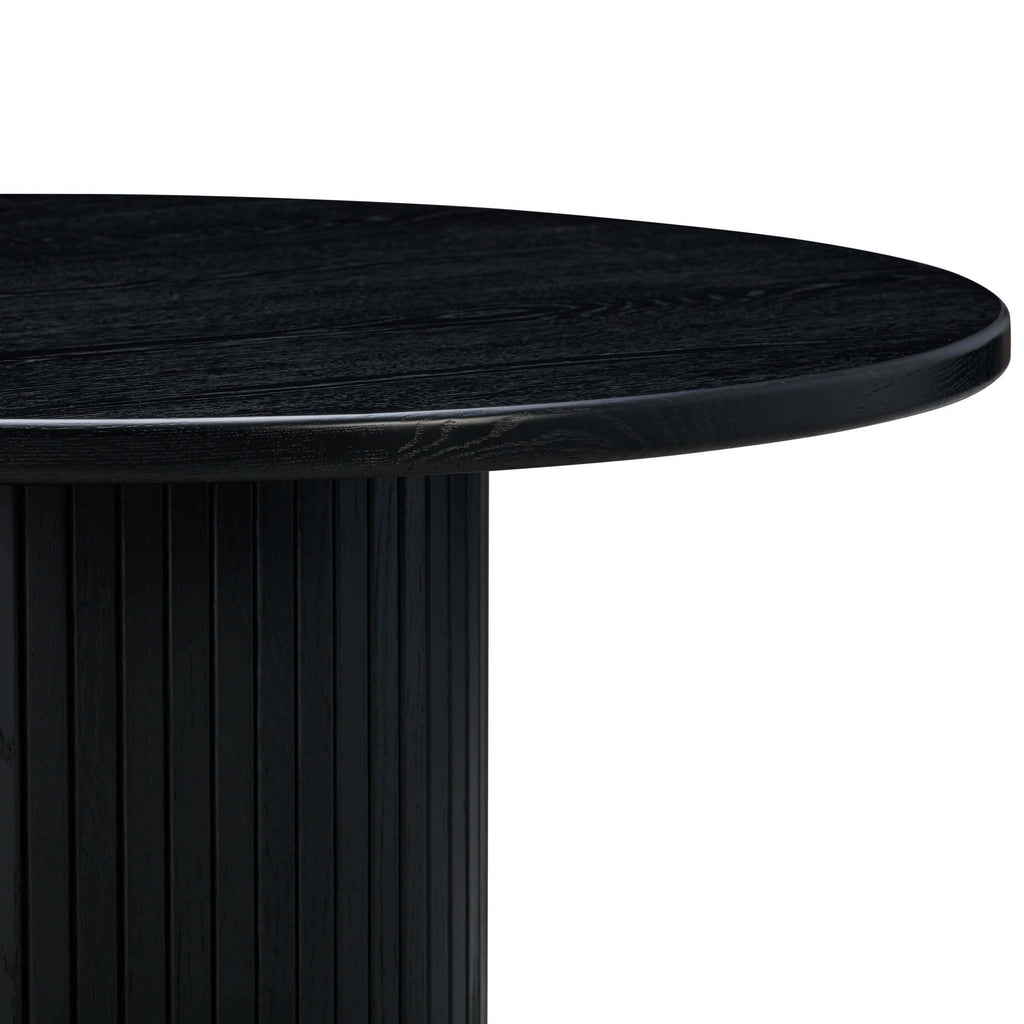 Chelsea Round Dining Table, Black – High Fashion Home