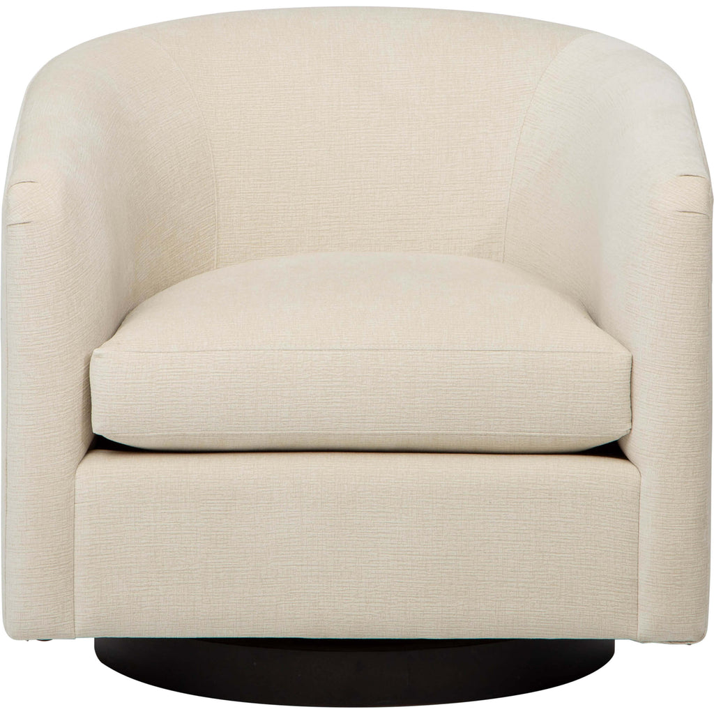 Coltrane Swivel Chair, Colby Cream – High Fashion Home