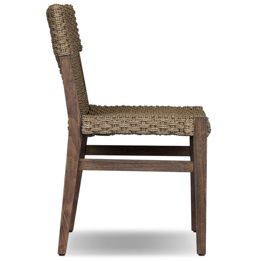Cromwell Outdoor Dining Chair, Dark Textured Woven, Set of 2 by Four H ...