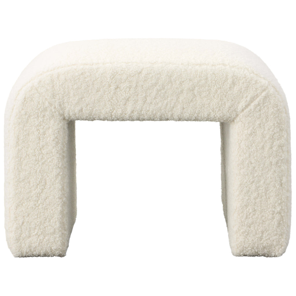 Kenneth Small Bench, Cream – High Fashion Home