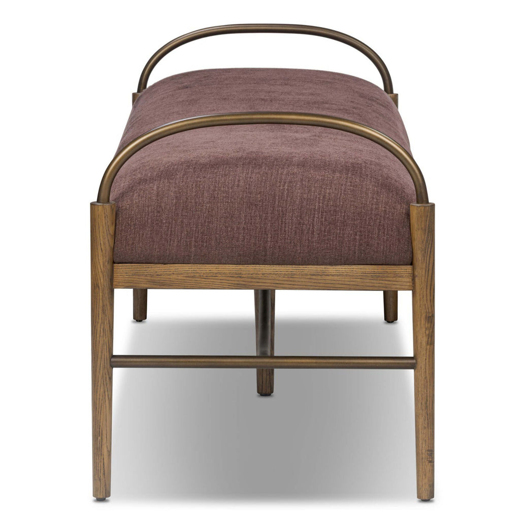Demi Accent Bench, Laughlin Plum by Amber Lewis x Four Hands – High ...